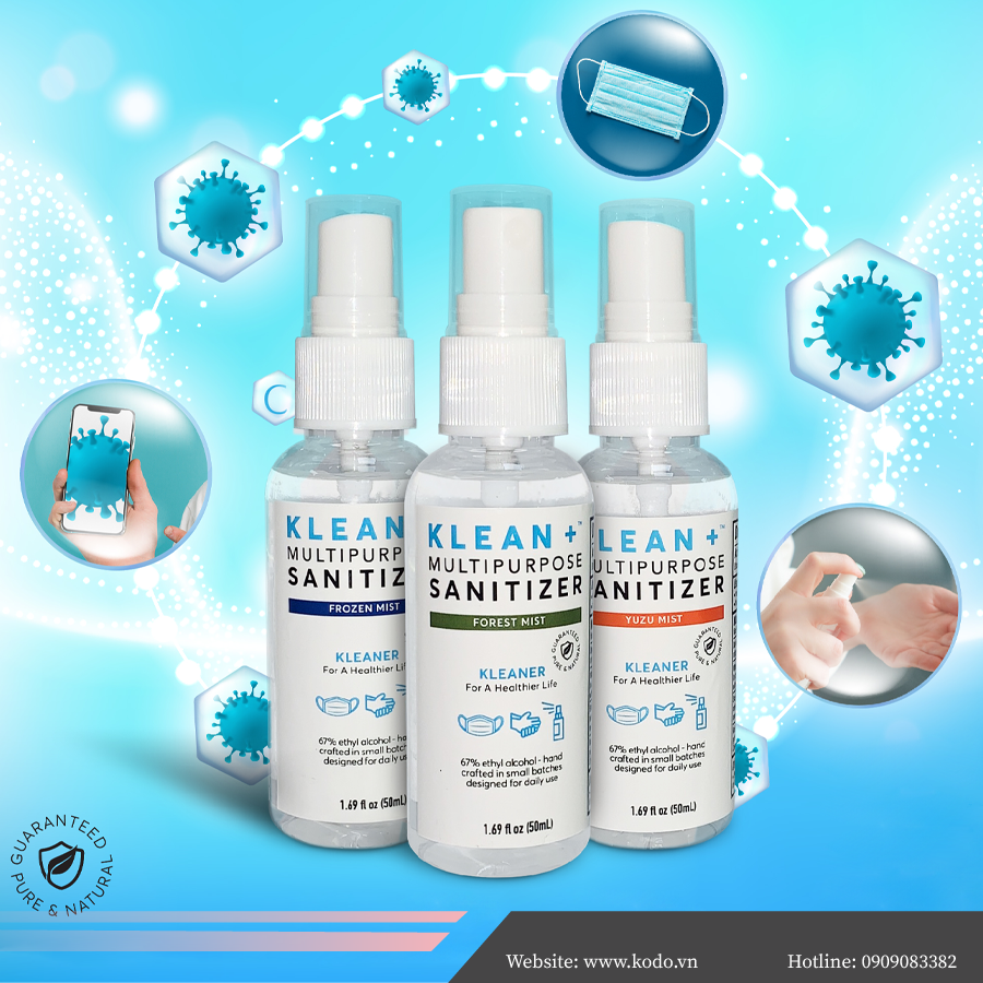 Bí quyết làm sạch - khử mùi - khử khuẩn cùng Klean Plus - Kodo