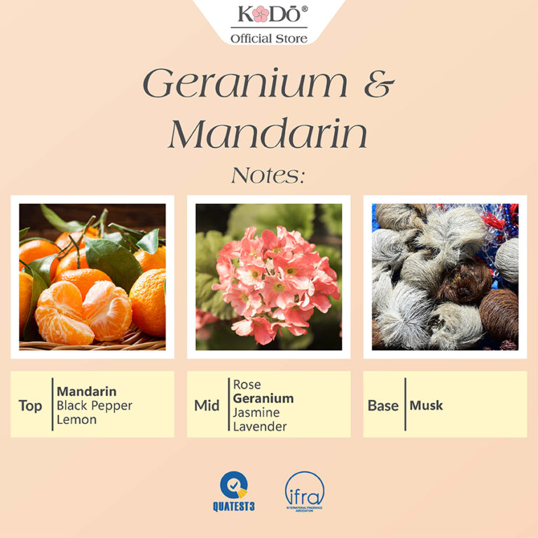 Tinh Dầu Tinh Dầu Nước Hoa Geranium & Mandarin - Kodo